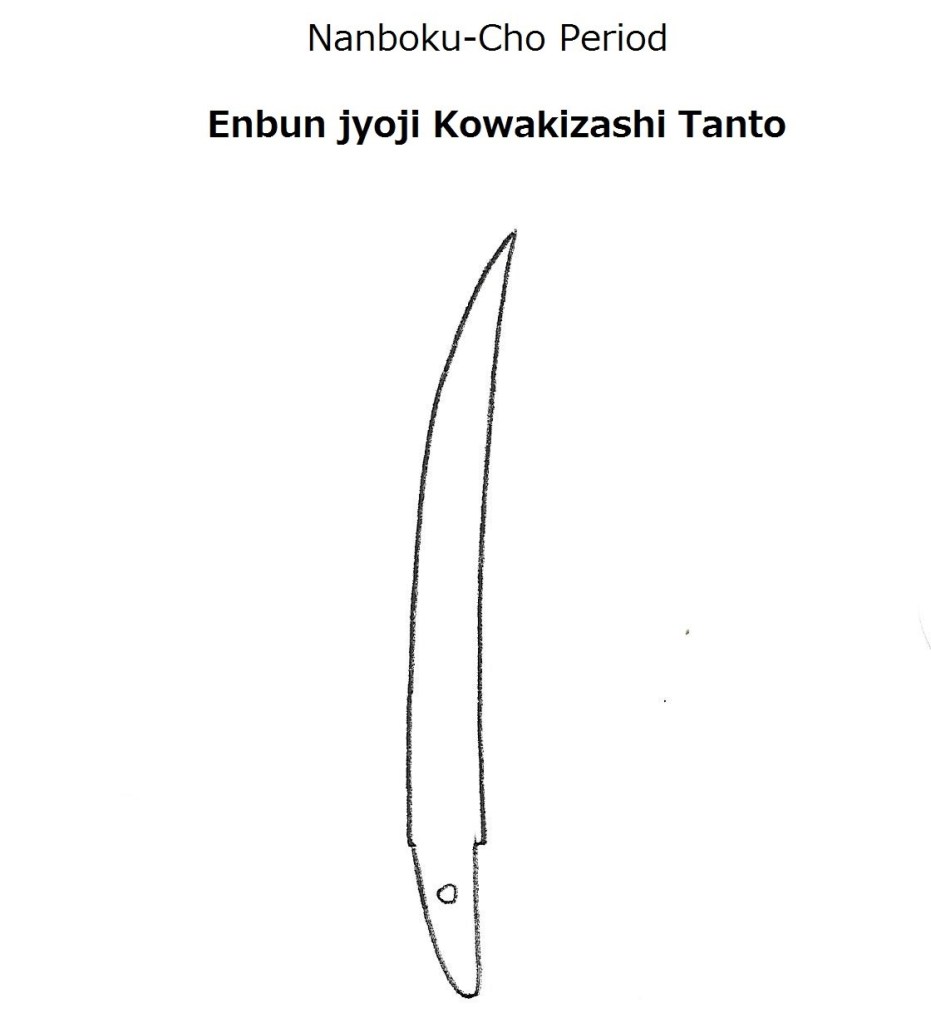20 Nanboku-Cho Tanto – Study of Japanese Sword